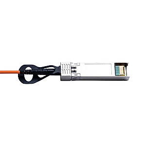 INFOTON 10Gbps Active Optical Cable SFP+ to SFP+,10 GBASE OM2 MMF Fiber AOC Cable with DDM Transceiver Module for Cisco,D-Link,Supermicro,Netgear,Mikrotik and ZTE Devices,7 Meters / 23 Feet