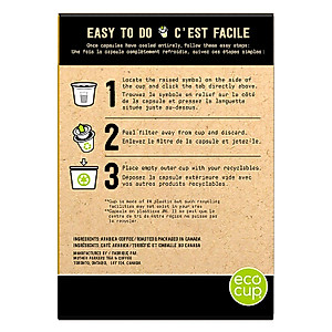 Marley Coffee,Get Up, Stand Up, Single Serve RealCup Organic Light Roast for Keurig K-Cup Brewers, 96 Count