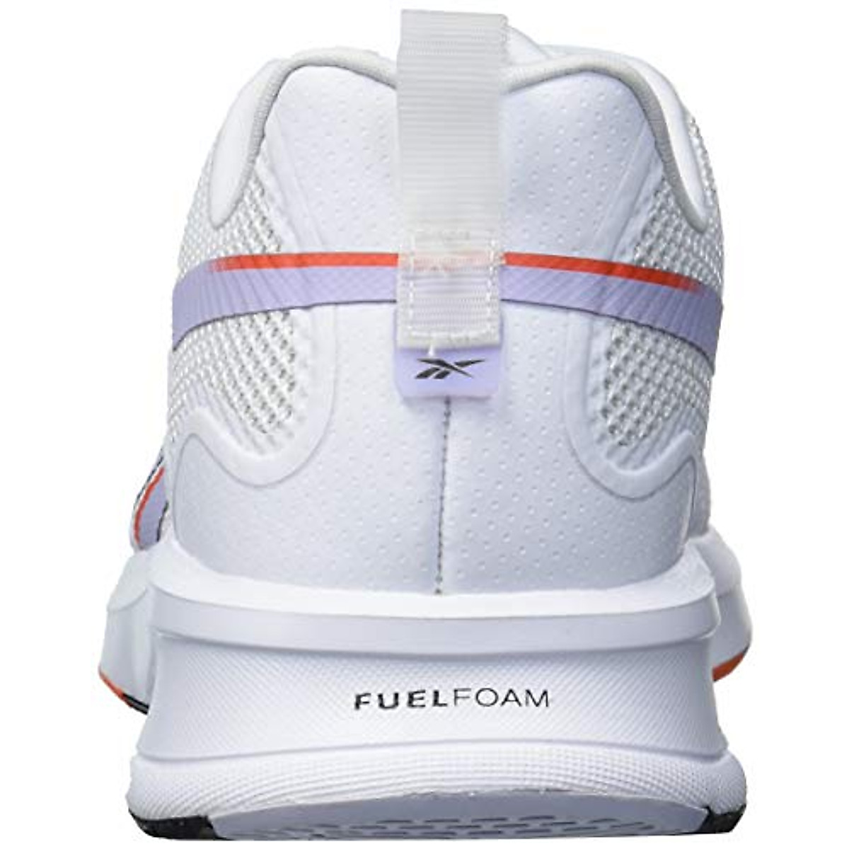 Reebok womens FUSIUM RUN LITE,White/Black/vivid orange,8 M US