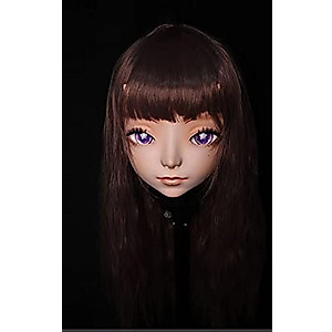 KuKu Comic Resin BJD Cosplay Anime Full Head Kigurumi Doll Mask (standard 3/4)