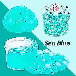 13 Pack Jelly Cube Crunchy Slime, Crystal Slime Kit Super Soft and Non-Sticky, Birthday Gift Slime Party Favors for Girls and Boys