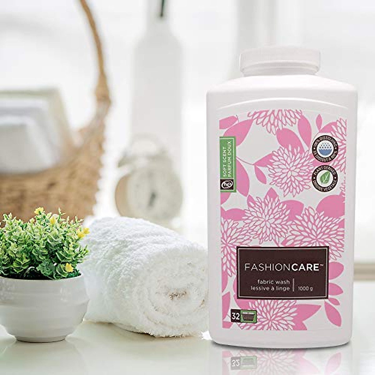 Fashion Care Laundry Detergent Powder Delicate Natural Soft Scented Eco Friendly (2.18 Pound (Pack of 1))