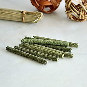 Youngever 315g Timothy Hay Sticks, Timothy Grass Molar Stick Chew Toys for Rabbits, Chinchillas, Guinea Pigs, Hamsters
