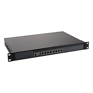 HUNSN RS14 Intel Core i5 2467M Mini PC, 4GB RAM, RouterOS OS, 8 x Gigabit LAN, 2 x USB3.0, 19" Standard, 100W Power