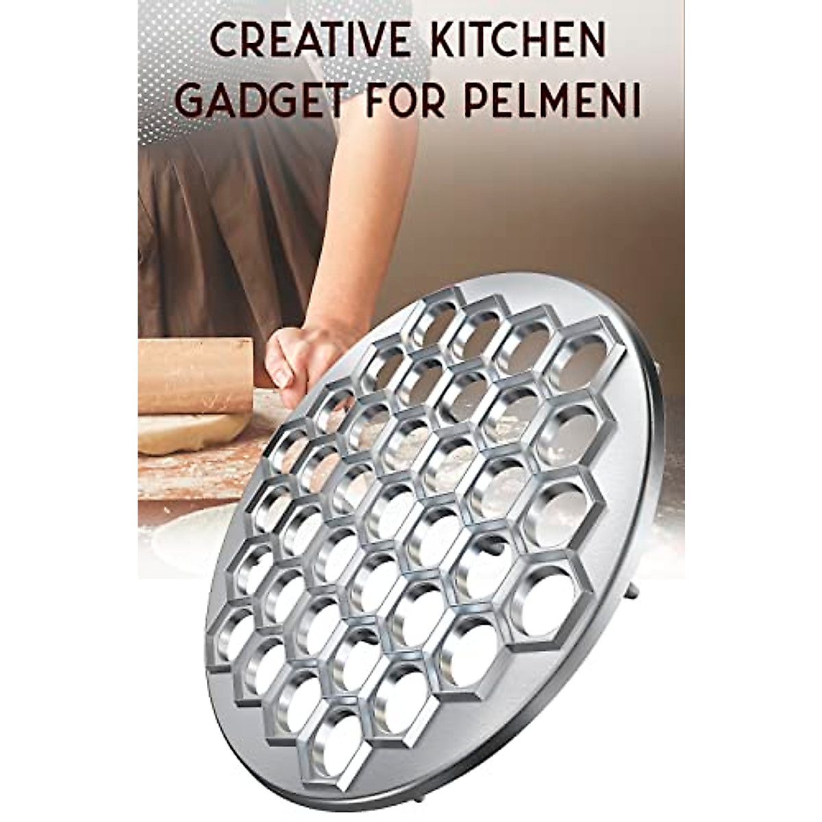 Russian Ravioli Maker Dumplings Mold - Pelmeni Maker - Pelmeni Metal Mold - Pelmeni Meat Dumplings - Dumplings Maker - Siberian Pelmeni Meat - Dumpling Maker Machine - Ravioli Cutter 1302439