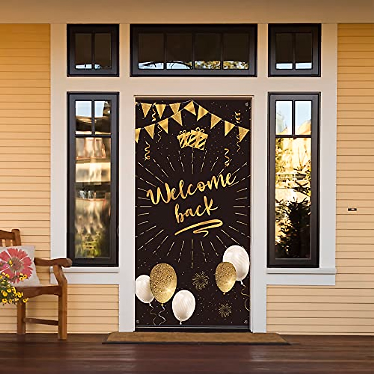 INNORU Welcome Back Door Banner - Large Party Decor