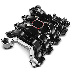 A-Premium Engine Intake Manifold Assembly with Thermostat & Gasket [SOHC, 8Cyl 4.6L] Compatible with Ford Explorer 2002-2005 & Mercury Mountaineer 2002-2005