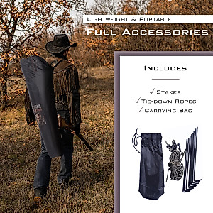 GYMAX Hunting Blind, 2-3 People Pop Up Ground Blind Tent, 360 Degree See Through for Deer,Turkey, Portable Durable Hunting Tent with Mesh Window, Hub System & Carry Bag, Camo Ground Blinds