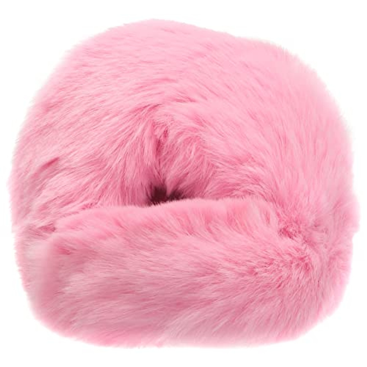 Amazon Essentials Women's Fluffy Slipper, Bright Pink, 8