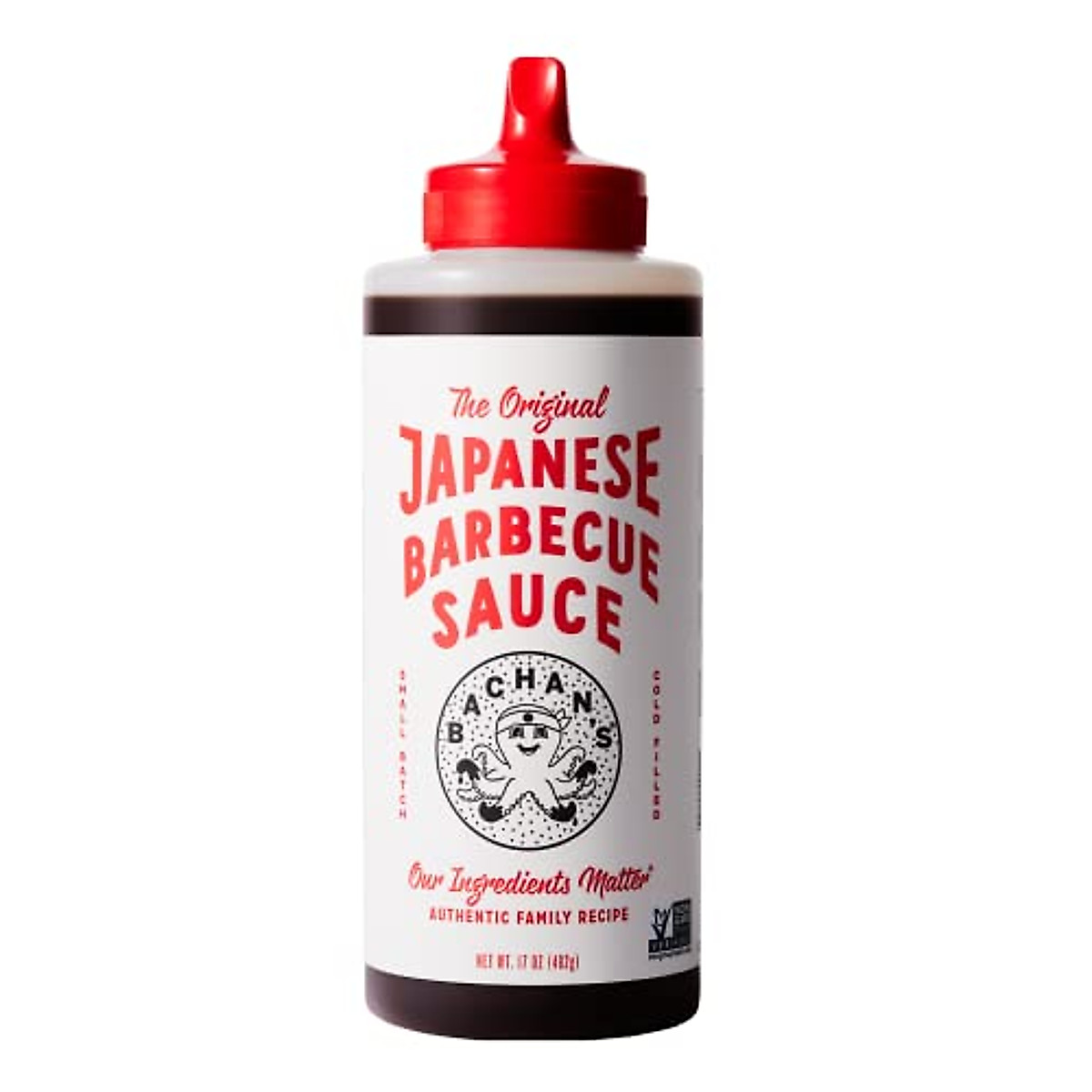 Bachan's Japanese Barbecue Sauce, Original, 17 Oz, Non GMO, No Preservatives, Vegan, BPA free, BBQ Sauce for Chicken, Beef, Pork, Noodles, and More
