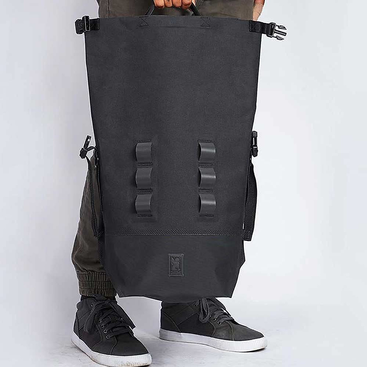 Chrome Industries Urban Ex 2.0 Rolltop Backpack - 15" Laptop Bag, Waterproof, 20 Liter, Black