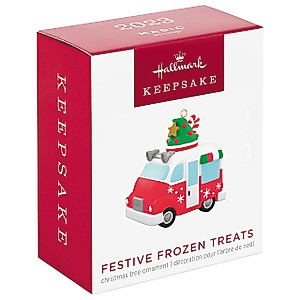 Hallmark Keepsake 1.35" Miniature Christmas Ornament 2023, Festive Frozen Treats With Sound Mini, Gifts for Her