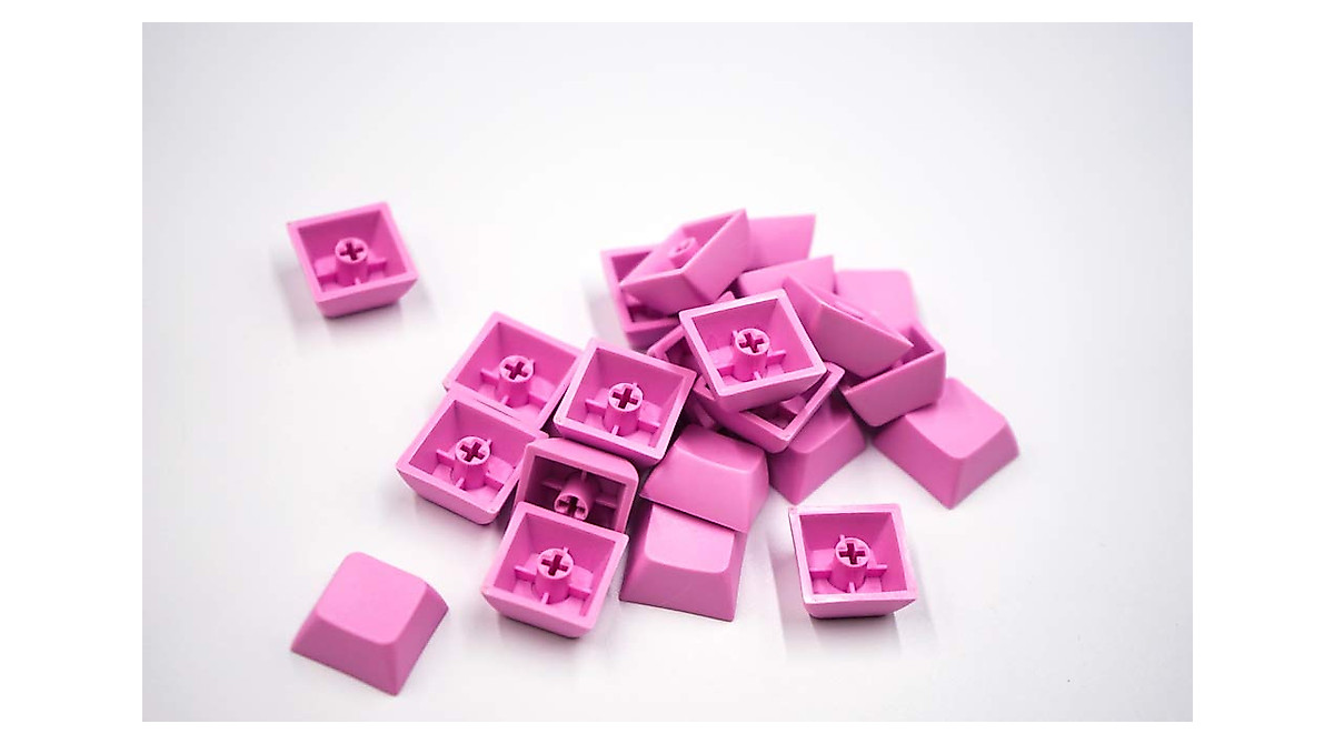 ONECAP 1U Wine RED Blank XDA keycap 37 Keys PBT Keycaps for Mechanical ...