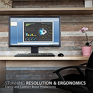 ViewSonic VG2449 24 Inch 1080p Ergonomic LED Monitor with HDMI DisplayPort and DaisyChain for Home and Office