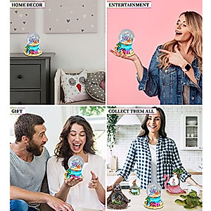 CoTa Global Cool Summer Beach Sandals Snow Globe - Water Globe Figurine with Sparkling Glitter, Collectible Novelty Ornament for Home Decor, for Birthdays, Holiday and Valentine's - 65mm