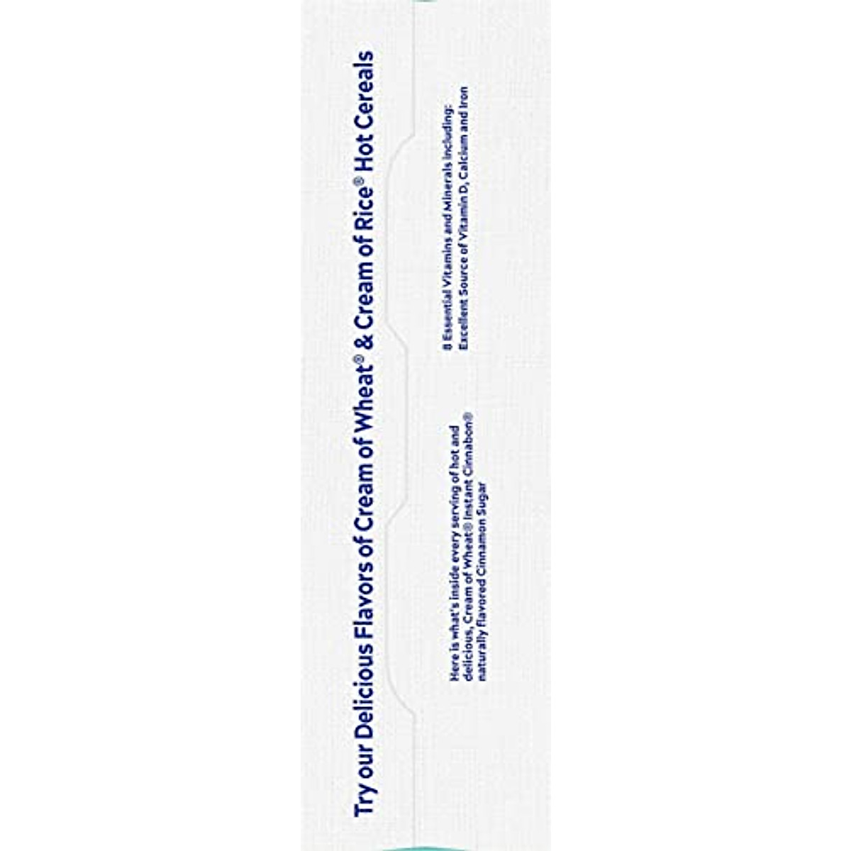 Cream of Wheat Instant Hot Cereal, Cinnabon, 1.23 Ounce, 10 Packets (Packaging May Vary)