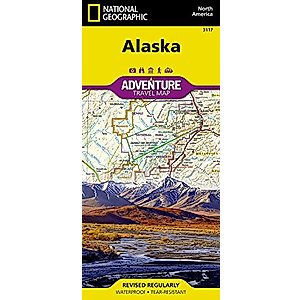 Alaska Map (National Geographic Adventure Map, 3117)