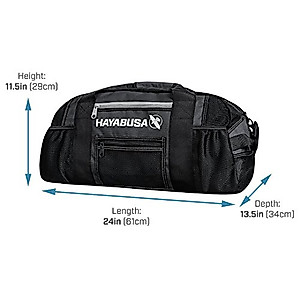 Hayabusa Ryoko Mesh Gear Bag - Black/Grey, 70L