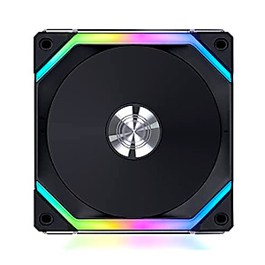 Lian Li UNI Fan SL120 V2 RGB Black Single Pack Without Controller (Compatible with Lian Li SL120 V2 3 Pack only) - UF-SL120V2-1B (V2)