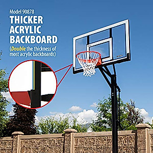 Lifetime Adjustable In-Ground Basketball Hoop (54-Inch Acrylic)