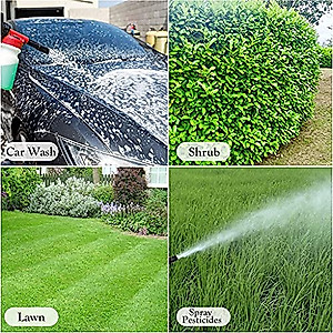 YFQHDD Car Wash Foam Gun Water Gun Jet Garden Washer Hose Wand Nozzle Sprayer Watering Spray Sprinkler Cleaning Tool