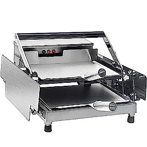 750/2000W Electric Hamburger Bun Heat-Up Machine, Automatic Hamburger Toaster, Hamburger Heating Machine with Non-Stick Pan (Size : Large)