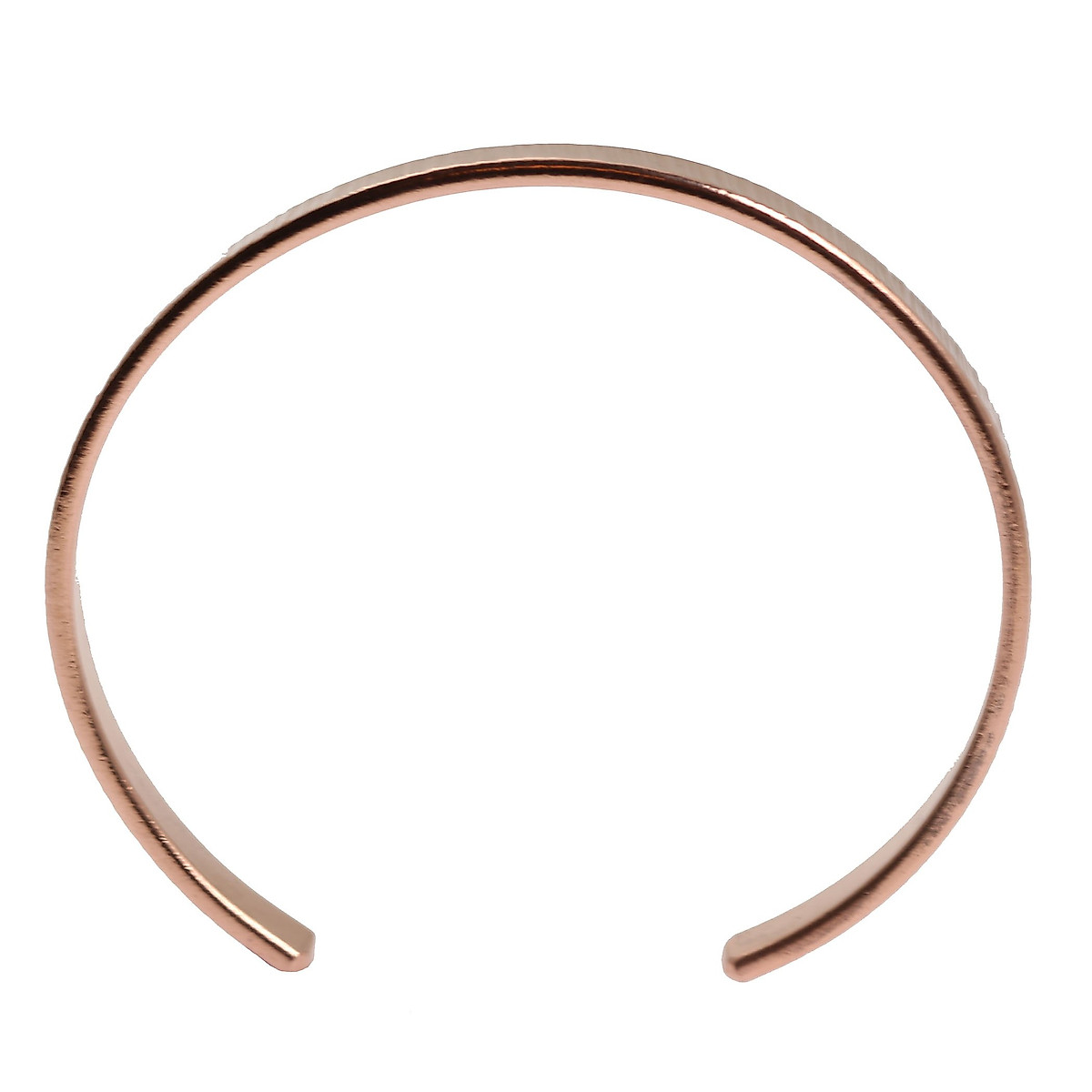 John S. Brana Chased Copper Cuff Bracelet Handmade Jewelry - Durable Copper - 100% Solid Copper (7 Inches)