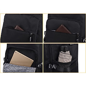 TPSTBAY Anime Character Kujo Jotaro Printing Oxford Backpack With USB Charging Port, Casual Laptop Daypack (5)