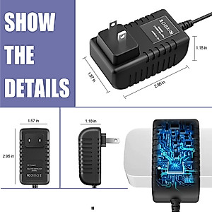 Digipartspower AC DC Adapter for Canon P23-DH III V II P11-DH P23-DHV Calculator Power Supply Cord Cable PS Charger Mains PSU