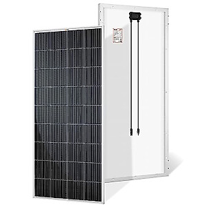 RICH SOLAR 200 Watt 12 Volt 9BB Cell Monocrystalline Solar Panel High Efficiency Solar Module for RV Trailer Camper Marine Off Grid