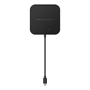 Belkin Thunderbolt 3 Dock Core With Thunderbolt 3 Cable - Usb C Hub - 7-In-1 Docking Station For Macs & Windows, 60W Upstream Charging, With Gigabit Ethernet, Displayport & Audio Ports