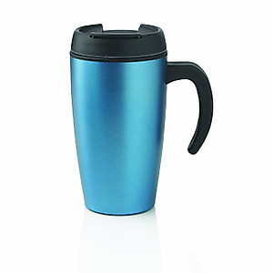 XD Design Small Stainless Steel 10-Piece Urban Mug, Blue
