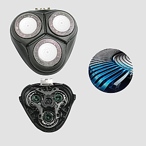 Replacement Complete Head Assembly for Philips Norelco HQ64 T725, PT730, PT734, PT735, PT860, PT861 AT926 SW3700