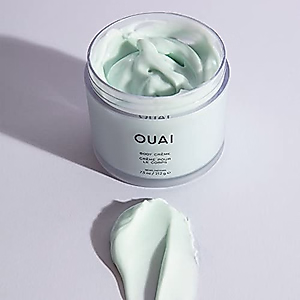OUAI Body Crème. Super Hydrating Whipped Body Cream Softens Skin and Gives it a Healthy Glow. Cupuaçu Butter, Coconut Oil and Squalane Nurture Skin. Scented with Rose, Violet and Citrus (7.5 oz)