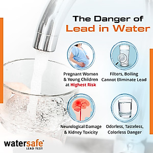 Watersafe® Advanced Lead in Drinking Water Test Kit – Lead Detection at 5 PPB - DIY at Home Water Lead Test Kit for Tap or Well Water – 8 Minute Test (2)
