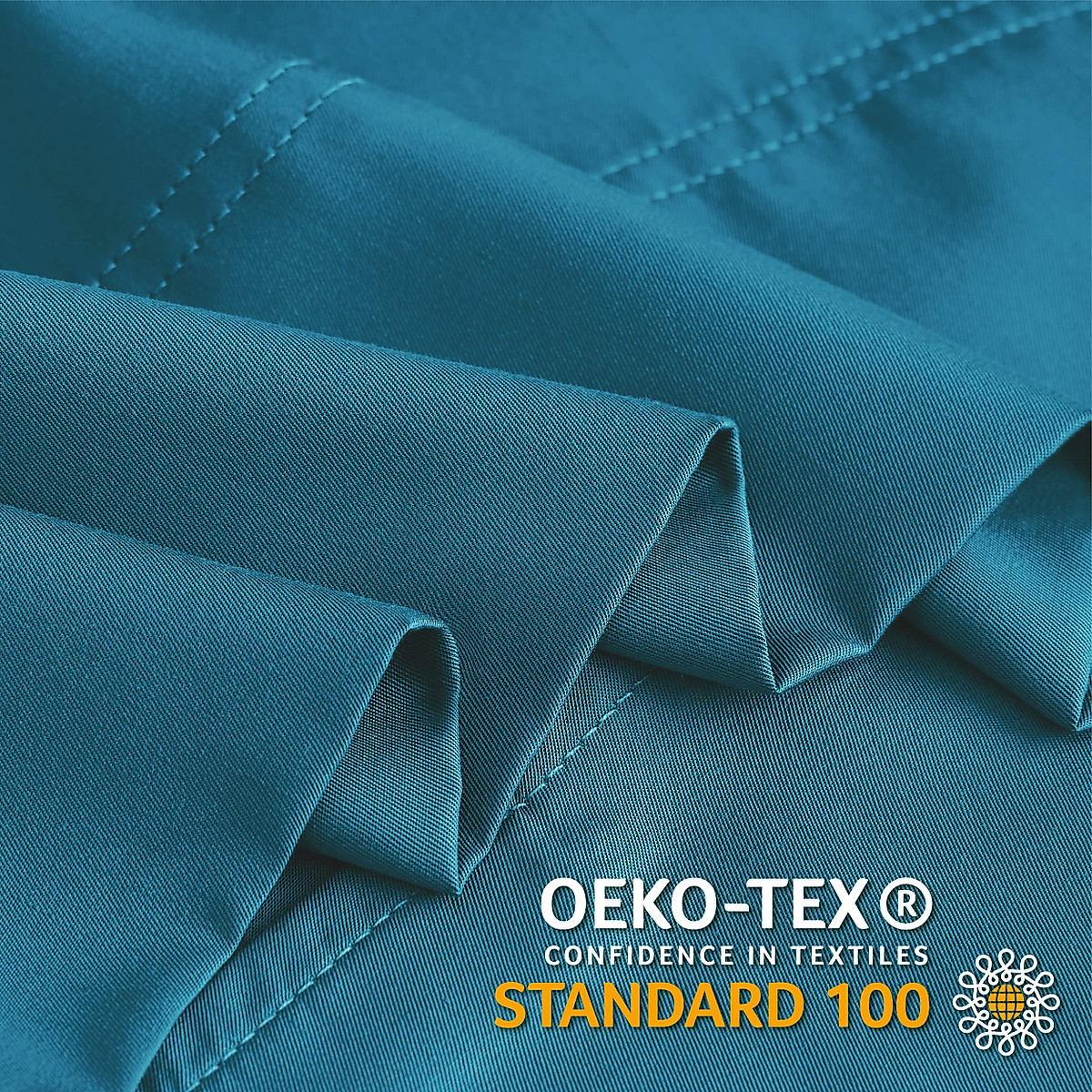 BEDELITE King Size Pillow Cases Set of 2, Rayon Derived from Bamboo, Cooling Pillow Cases for Hot Sleepers & Night Sweats, Breathable and Silky Soft Envelope Pillowcases(Teal, 20"x40")