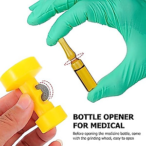 Scicalife 5pcs Ampoule Bottle Opener Ampule Breakers Cutting Device Glass Ampoule Cutter Accessory for Nurse Operation Labor- saving
