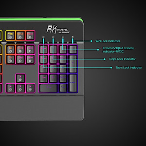 Havit 104 Keys RGB Backlit Wired Mechanical Gaming Keyboard
