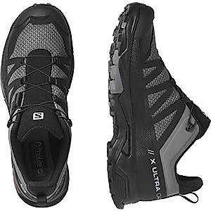 Salomon X Ultra 4 Hiking Shoes for Men, Quiet Shade/Black/Quiet Shade, 11