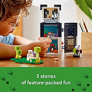 LEGO Minecraft The Panda Haven 21245, Movable Toy House with Baby Panda Animal Figures, Gaming Christmas Toy for Kids, Great Gift Idea for Boys and Girls Ages 8 and Up