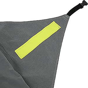 VEVOR RV Cover, 30'-33' Travel Trailer RV Cover, Windproof RV & Trailer Cover, Extra-Thick 4 Layers Camper Cover, Waterproof Ripstop Anti-UV for RV Motorhome with Adhesive Patch & Storage Bag,Grey