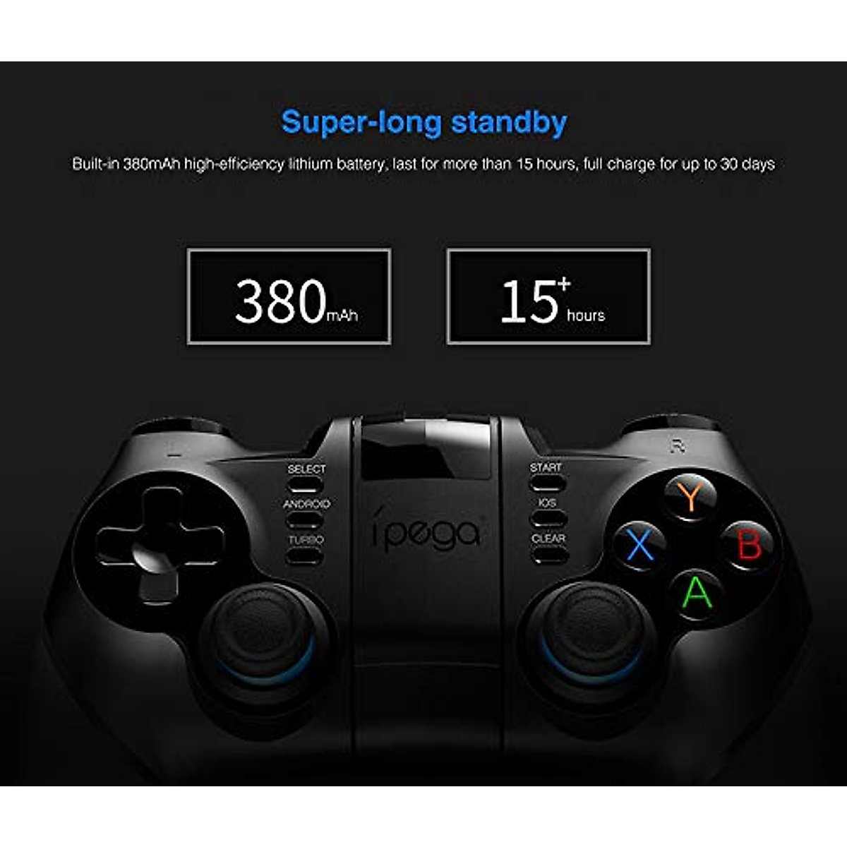 ipega-PG-9156 Wireless game Controller 4.0+2.4G Mobile phone Gamepad for Samsung Galaxy S22/21 /S20 /S10 NOTE21/20/10 VIVO Oppo Android Mobile Smartphone Tablet (Android 6.0+ Higher System)