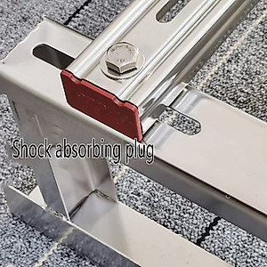 Heavy Duty Stainless Steel Condenser Mount - Universal AC Mount for Mini Split Air Conditioner - Heat Pump Base Mount, Supports 500 Lbs, Anti-Rust, Low Temperature, High Temperature