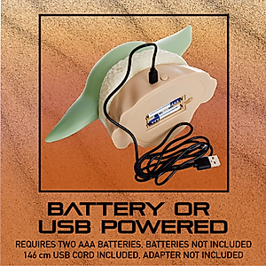 The Mandalorian Baby Yoda Grogu Desktop Light - Officially Licensed Star Wars Merchandise, Plastic