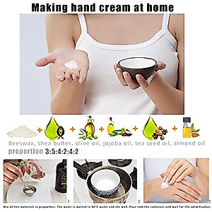 Vanrener White Beeswax Pellets 2 lb (32 oz), Pure, Natural, Cosmetic Grade, Bees Wax Pastilles, Triple Filtered, Great for DIY Lip Balms, Lotions, Candles