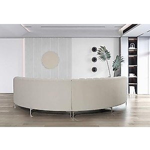 Legend Vansen Curved Sectional for Living Room Velvet Symmetrical Modular Sectional Sofa Couch