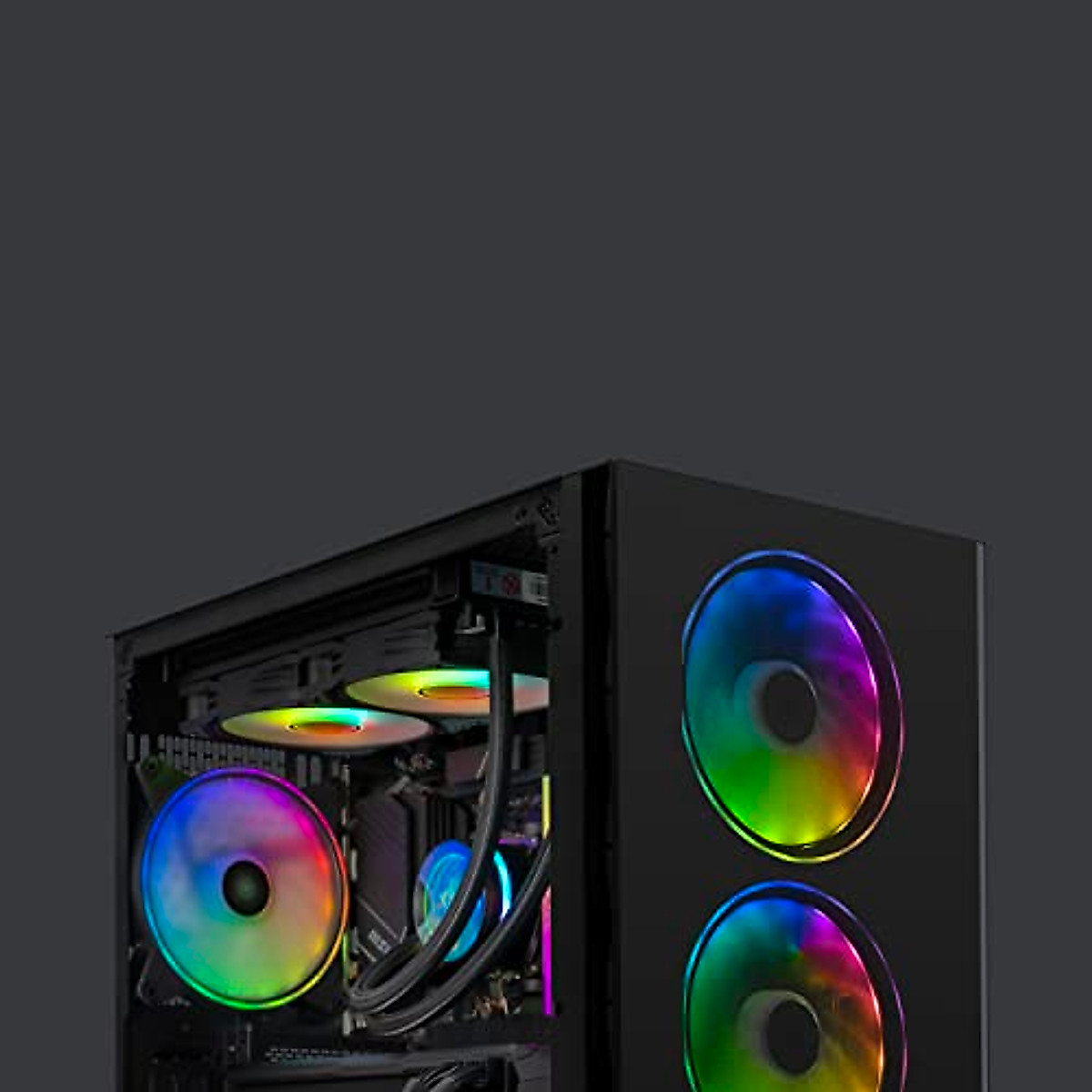YEYIAN Gaming Computer Yari II- AMD Ryzen 7 7800X3D, AMD RX7900 XTX Gaming PC Desktop, 1TB NVMe SSD, 32GB DDR5 5200MHz RAM, Liquid Cooled, Win 11 Home, USB-C 3.2, WiFi 6, 850W PSU