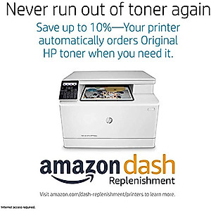 HP Color Laserjet Pro M180nw All-in-One Wireless Color Laser Printer, Mobile Printing & Built-in Ethernet, Works with Alexa (T6B74A)