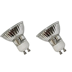 Anyray 2-Bulbs Compatible for GU10 120v 35W MR-16 Q35MR16 35 Watts JDR C Halogen Bulb Lamp