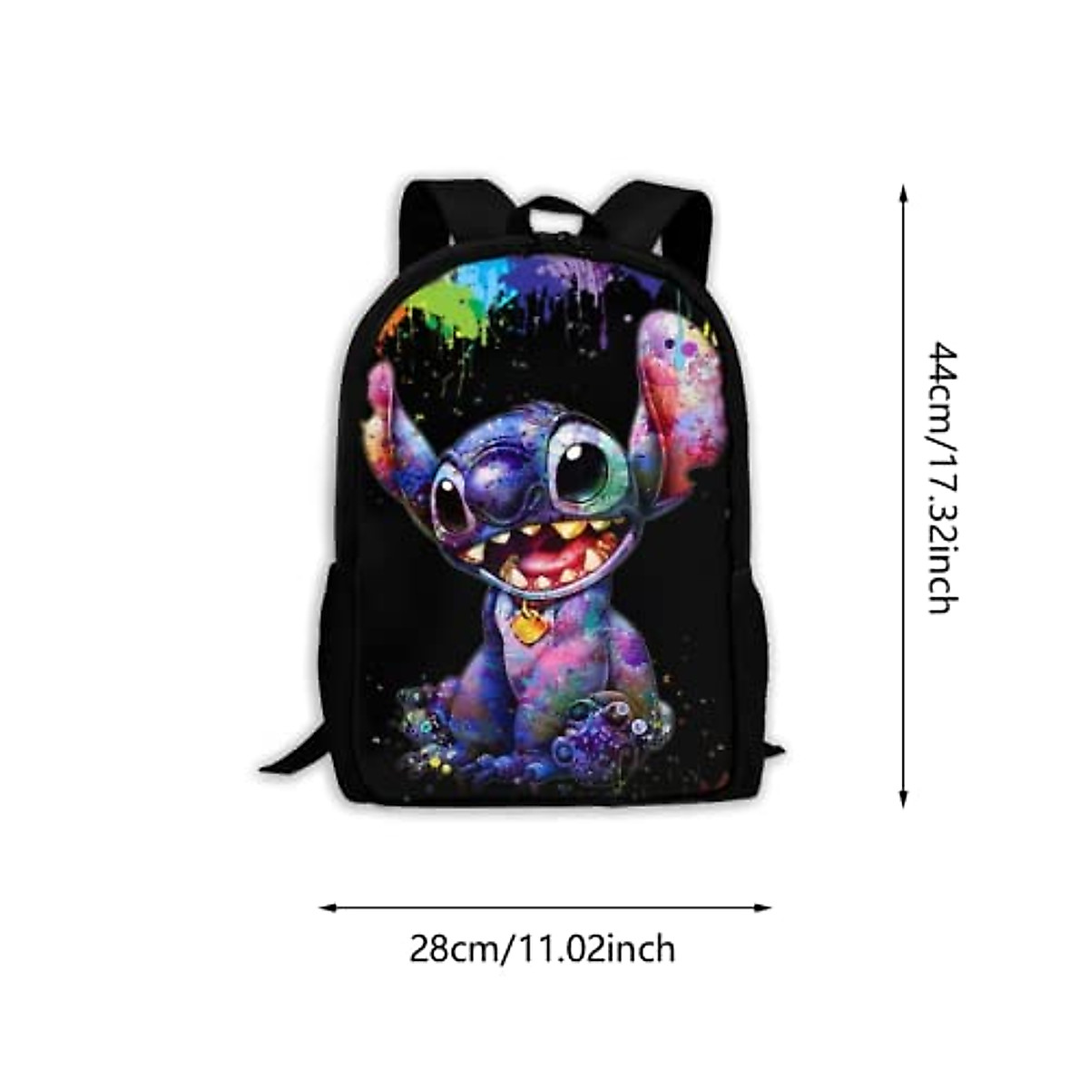 KINUNKN Backpack Anime Laptop Backpack Student Anime Fans Large Capacity Book Bag for Woman